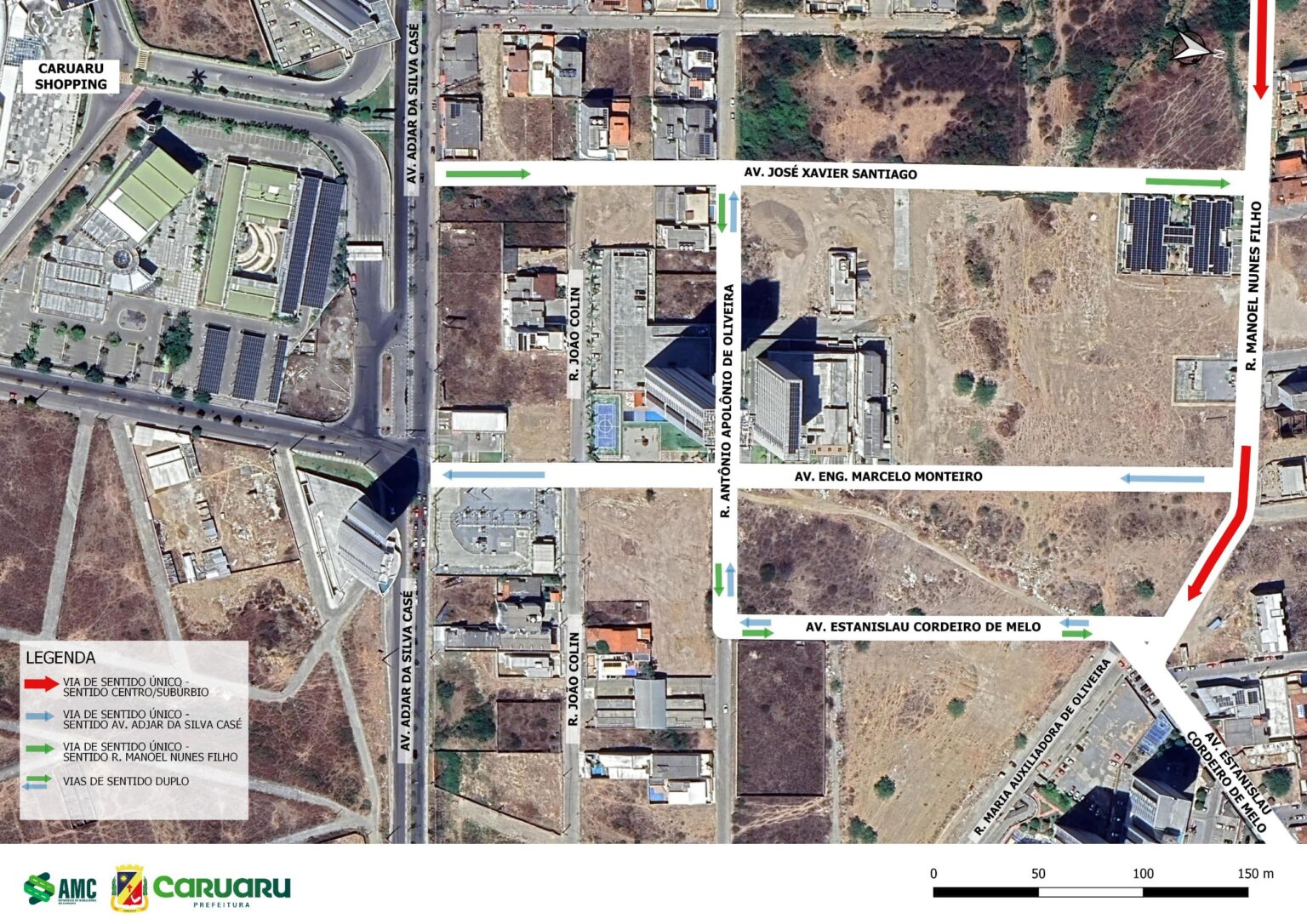 Caruaru – Binário do Indianópolis: Avenida Engenheiro Marcelo Monteiro ...